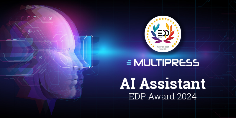 El Asistente de IA MultiPress de Dataline premiado con el EDP Award 2024 | Dataline Solutions